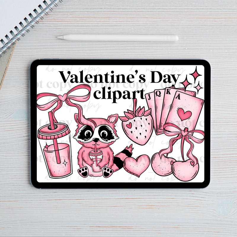 Valentines day Clipart set – Cerra's Shop Digital Designs