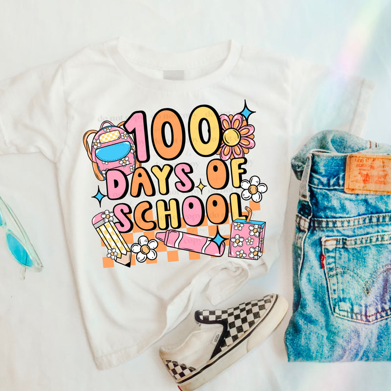 Pink 100 Days Of School PNG | DIGITAL DOWNLOAD | DIGITAL FILE – Cerra's ...
