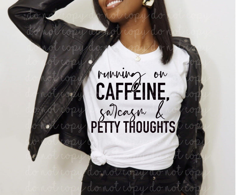 Caffeine sarcasm and petty thoughts PNG | DIGITAL DOWNLOAD | DIGITAL FILE | SARCASM | PETTY ...