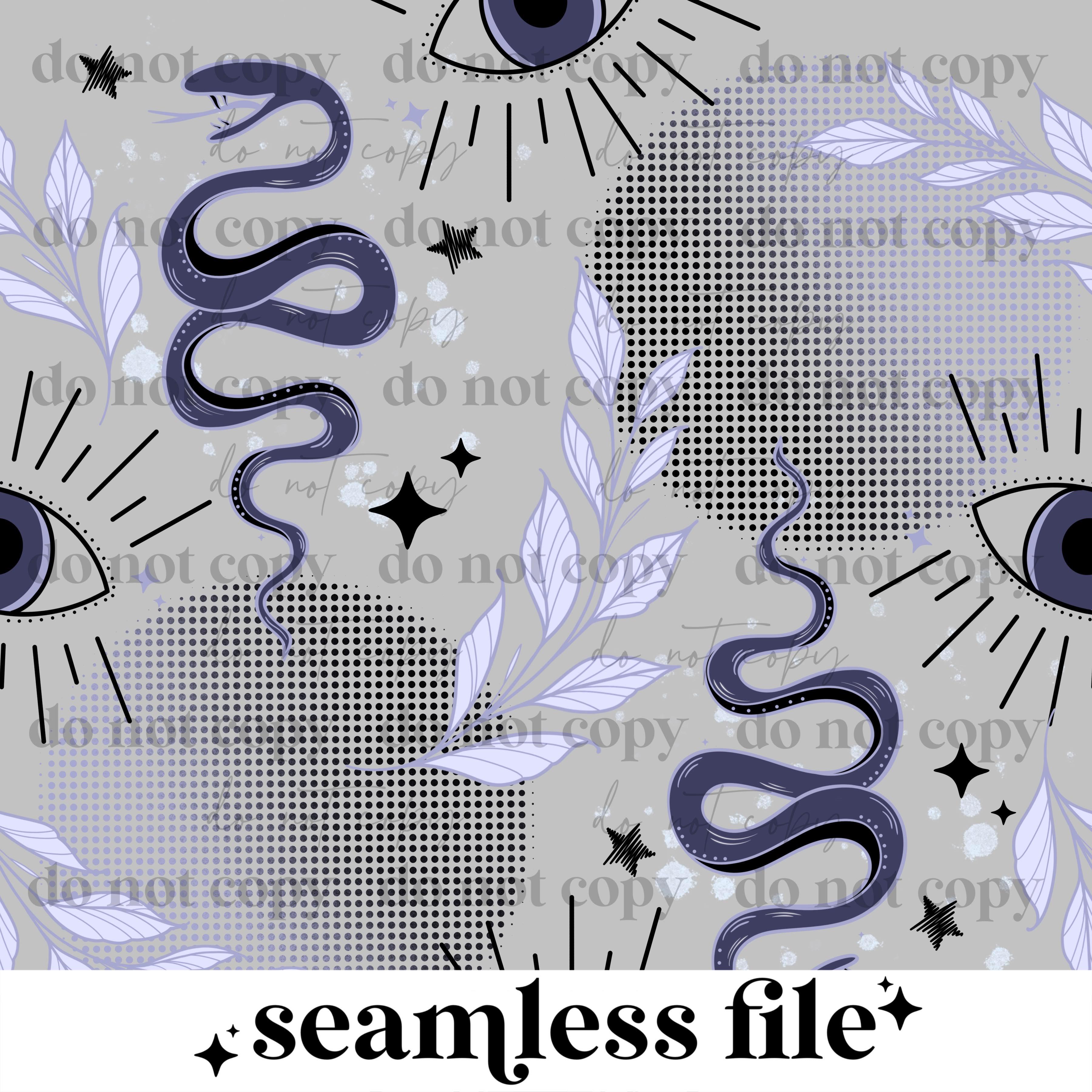 Mystical Snake Seamless PNG | DIGITAL DOWNLOAD | DIGITAL FILE – Cerra's Shop Digital Designs