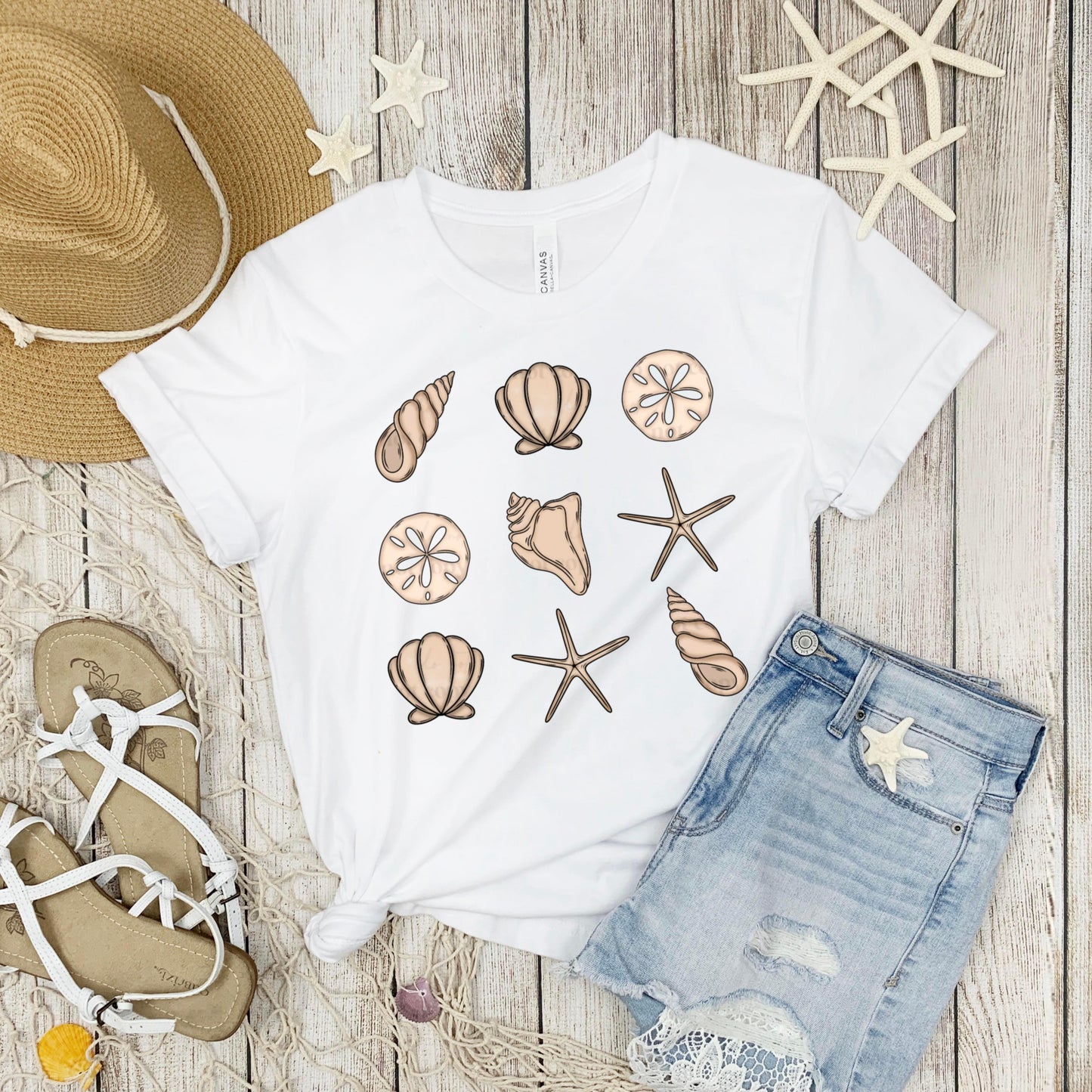 Seashell Grid PNG | DIGITAL DOWNLOAD | DIGITAL FILE – Cerra's Shop ...