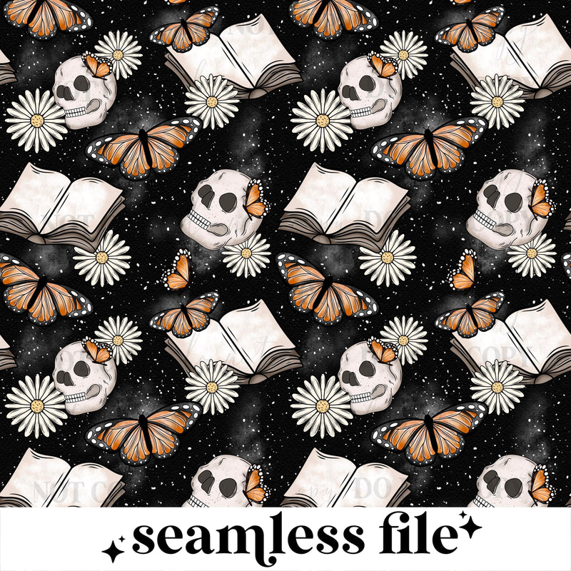 Skellie Book Seamless PNG | DIGITAL DOWNLOAD | DIGITAL FILE – Cerra's ...
