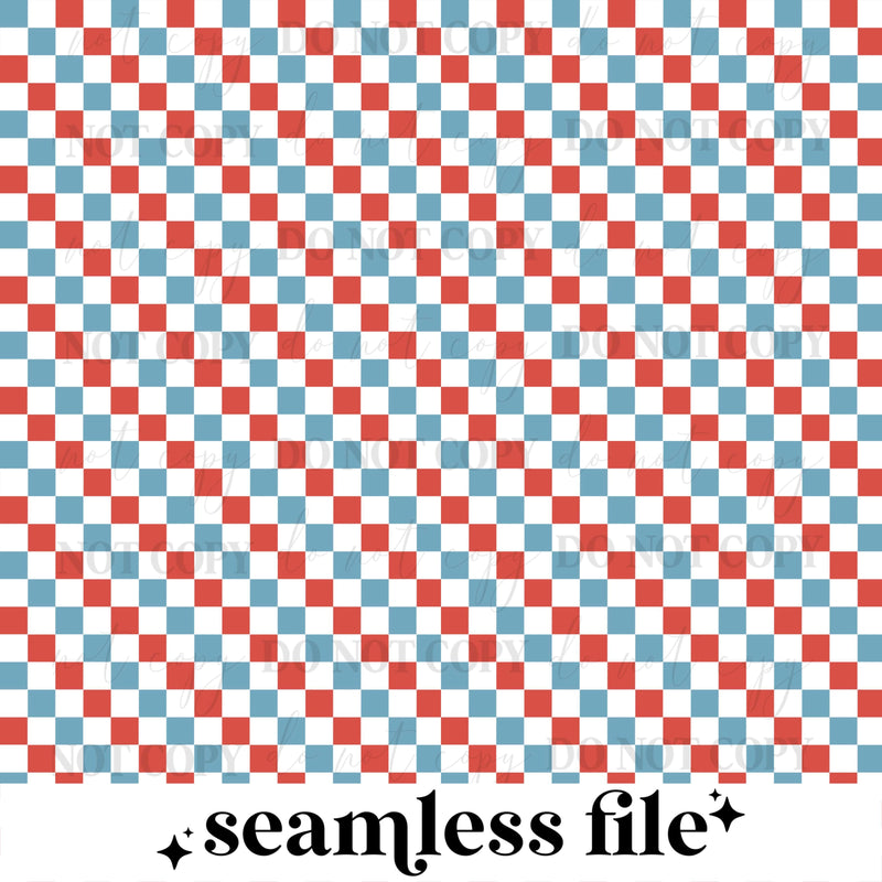 America Checkers Seamless PNG | DIGITAL DOWNLOAD | DIGITAL FILE – Cerra ...