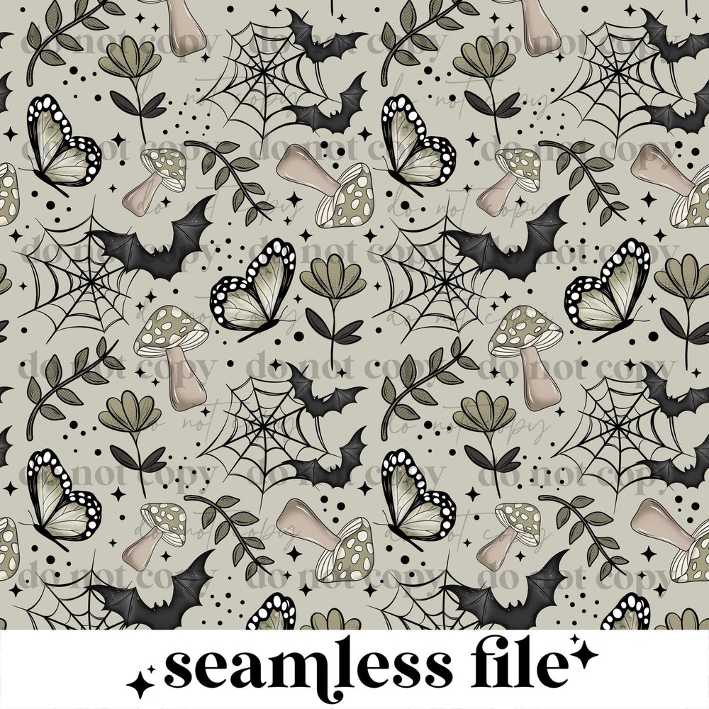 Bat Cottagecore Seamless PNG | DIGITAL DOWNLOAD | DIGITAL FILE – Cerra ...