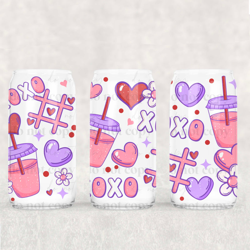 XOXO 16oz Glass Wrap PNG | DIGITAL DOWNLOAD | DIGITAL FILE – Cerra's ...