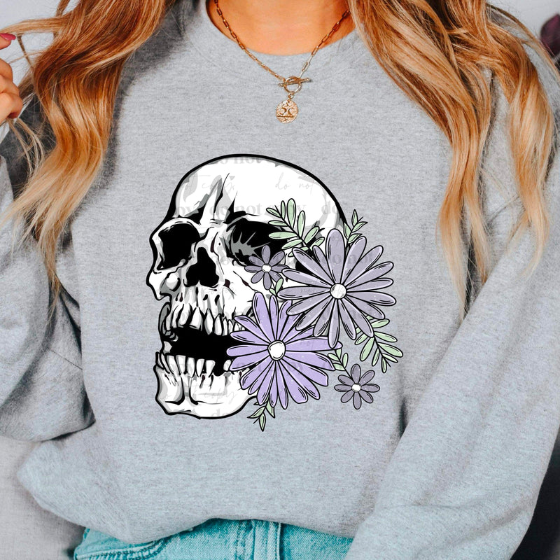Floral Skellie PNG | DIGITAL DOWNLOAD | DIGITAL FILE – Cerra's Shop ...