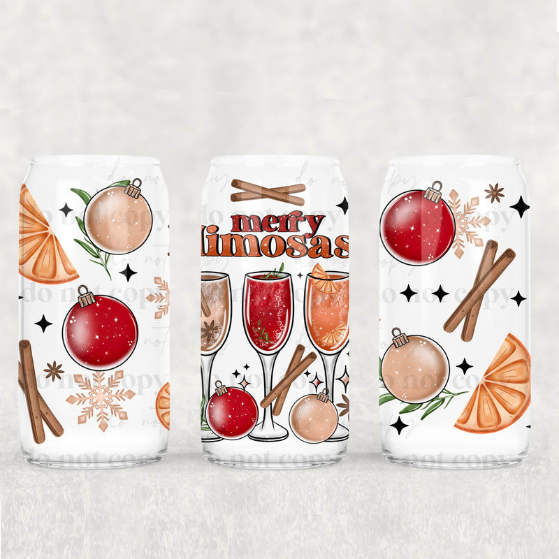 Merry Mimosa 16oz Glass Wrap | DIGITAL DOWNLOAD | DIGITAL FILE – Cerra ...