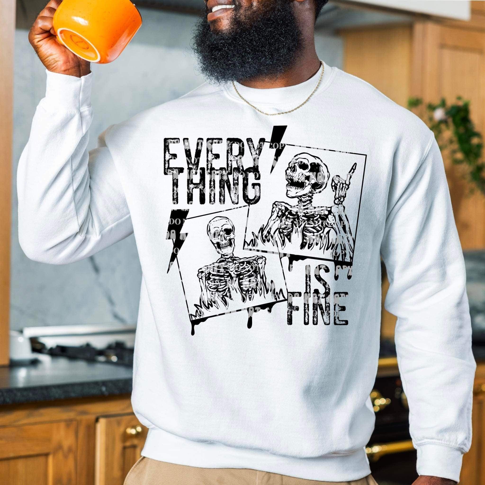 Everything Is Fine PNG | DIGITAL DOWNLOAD | DIGITAL FILE – Cerra's Shop ...