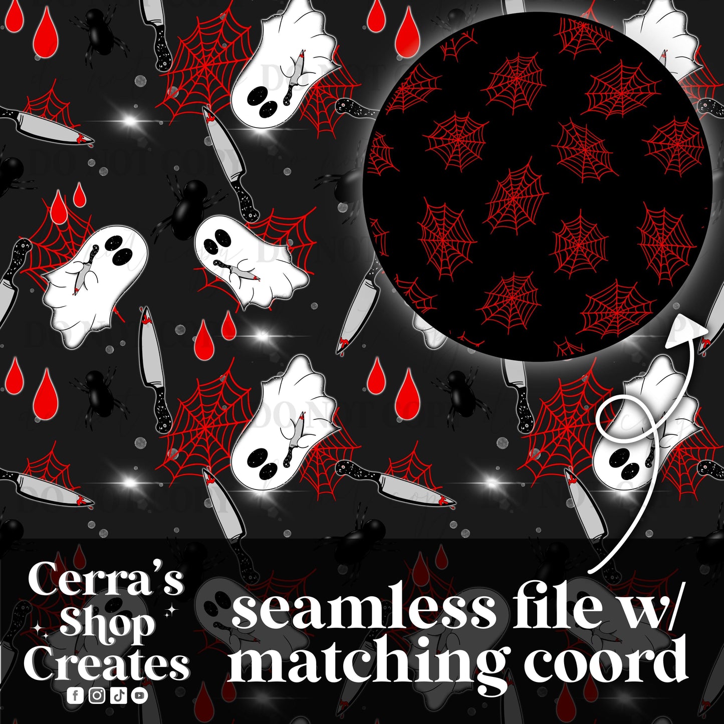 Mystical Christmas seamless + Coord PNG | DIGITAL DOWNLOAD | DIGITAL FILE – Cerra's Shop Digital ...