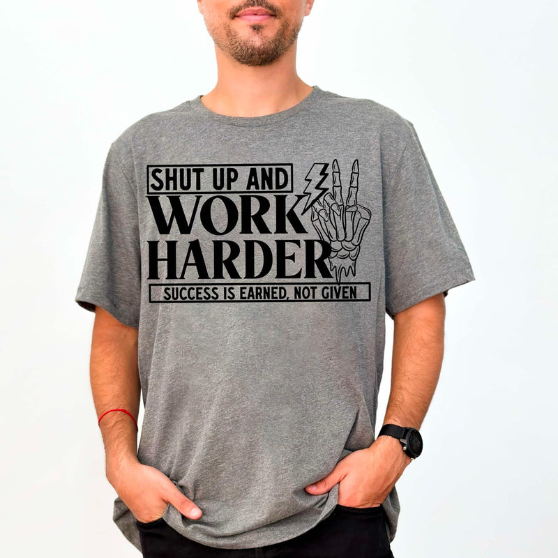 Work Harder Single Color PNG | DIGITAL DOWNLOAD | DIGITAL FILE – Cerra ...