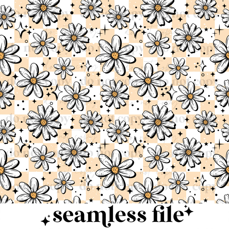 Good Mama Daisy Seamless PNG | DIGITAL DOWNLOAD | DIGITAL FILE – Cerra ...