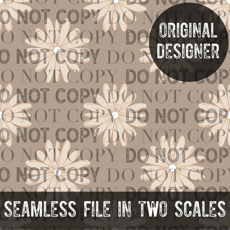 Tan Daisy PNG | DIGITAL DOWNLOAD | DIGITAL FILE – Cerra's Shop Digital ...